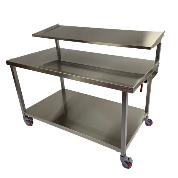 Instrument/Back Tables with Shelf - Mid Central Medical